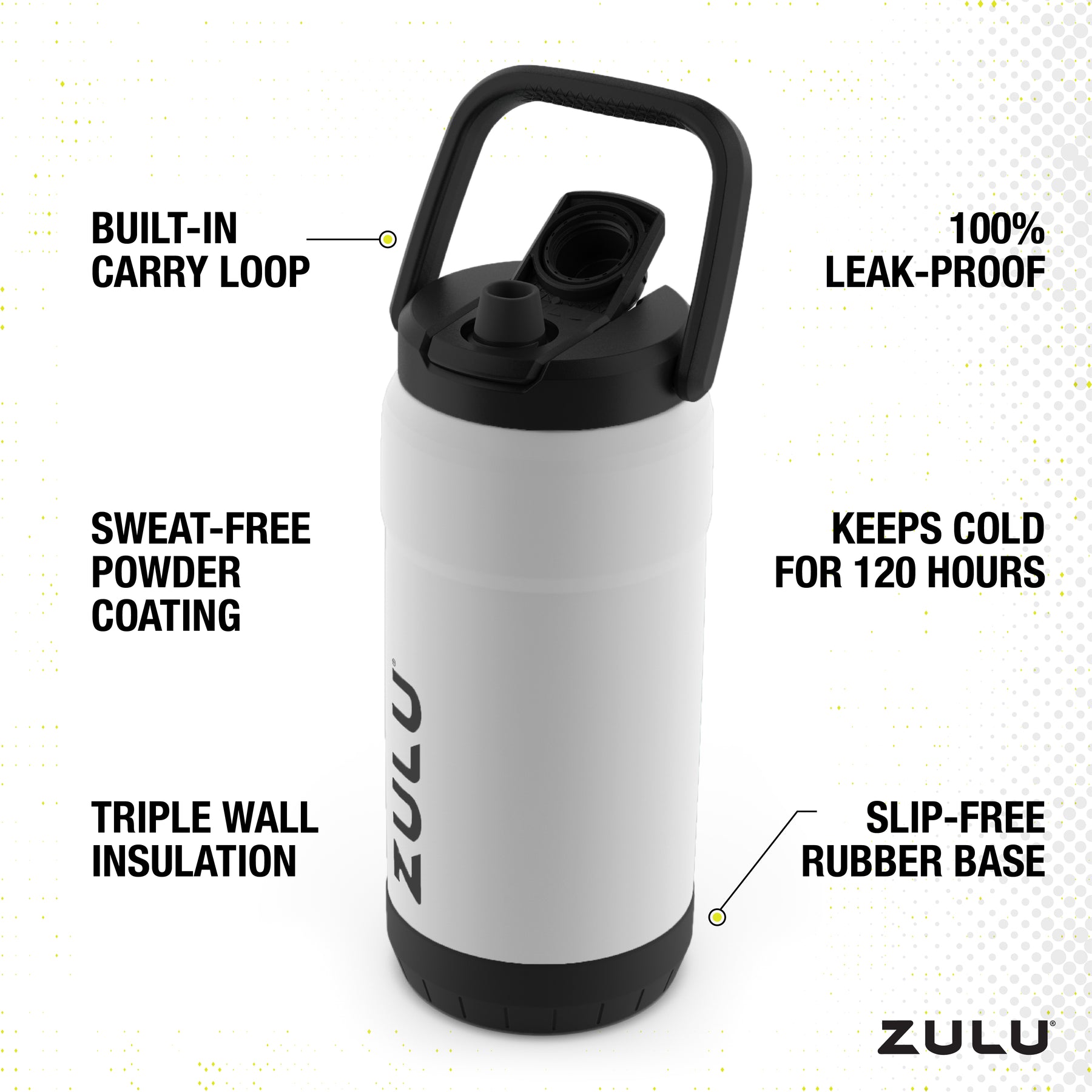 Goals Mammoth 101oz Stainless Steel Bottle – Zulu Athletic